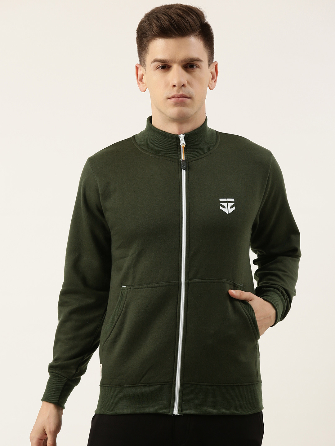 Buy Sports52 Wear Men Olive Green Lightweight Training Or Gym Sporty ...