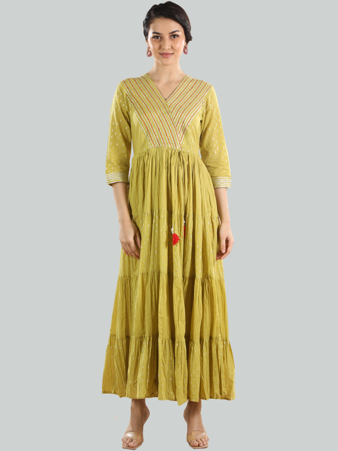 Buy Taruni Green Maxi Dress - Dresses for Women 19817606 | Myntra