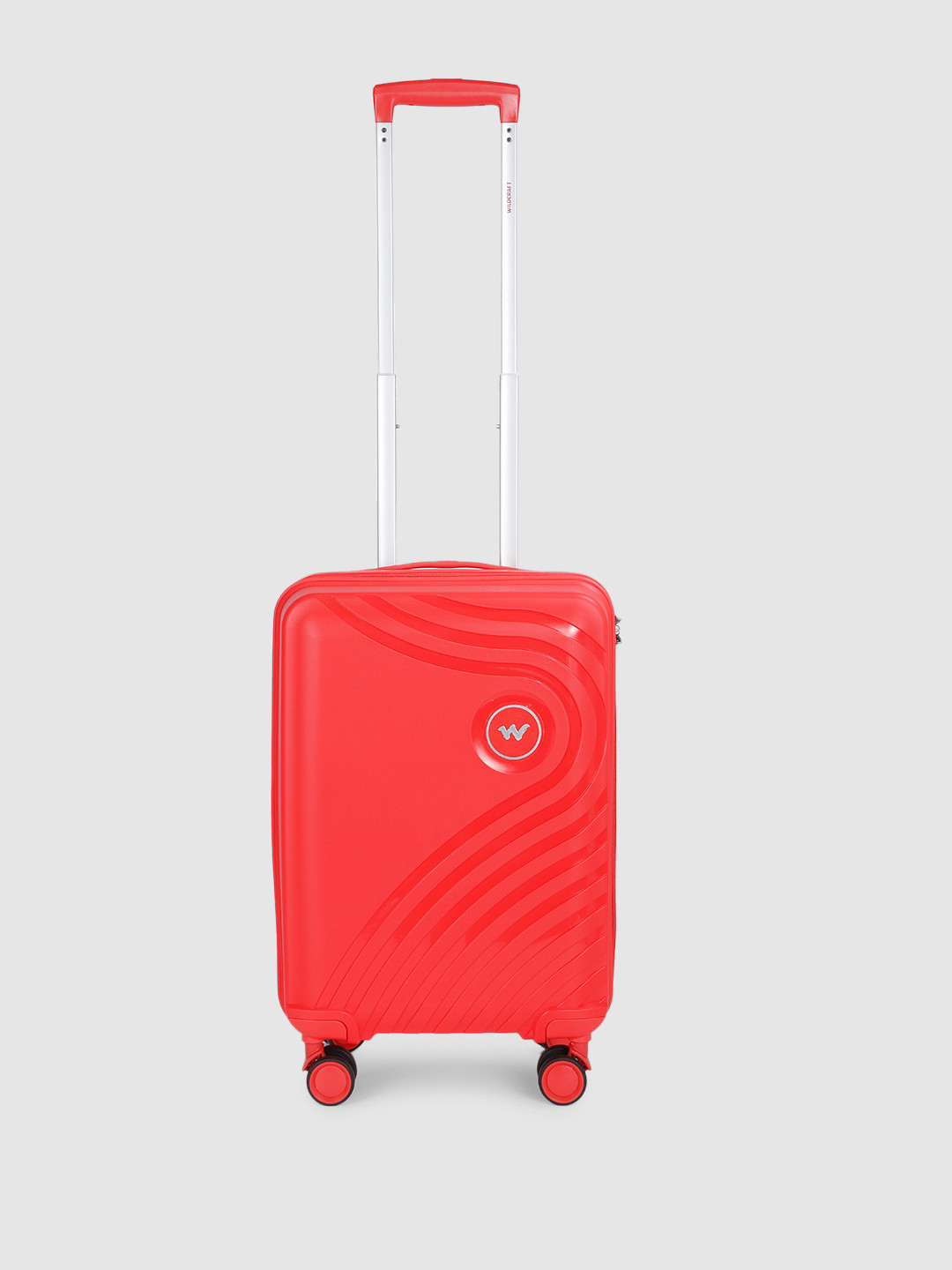 Buy Wildcraft Red Textured Onyx Cabin Trolley Suitcase - Trolley Bag ...