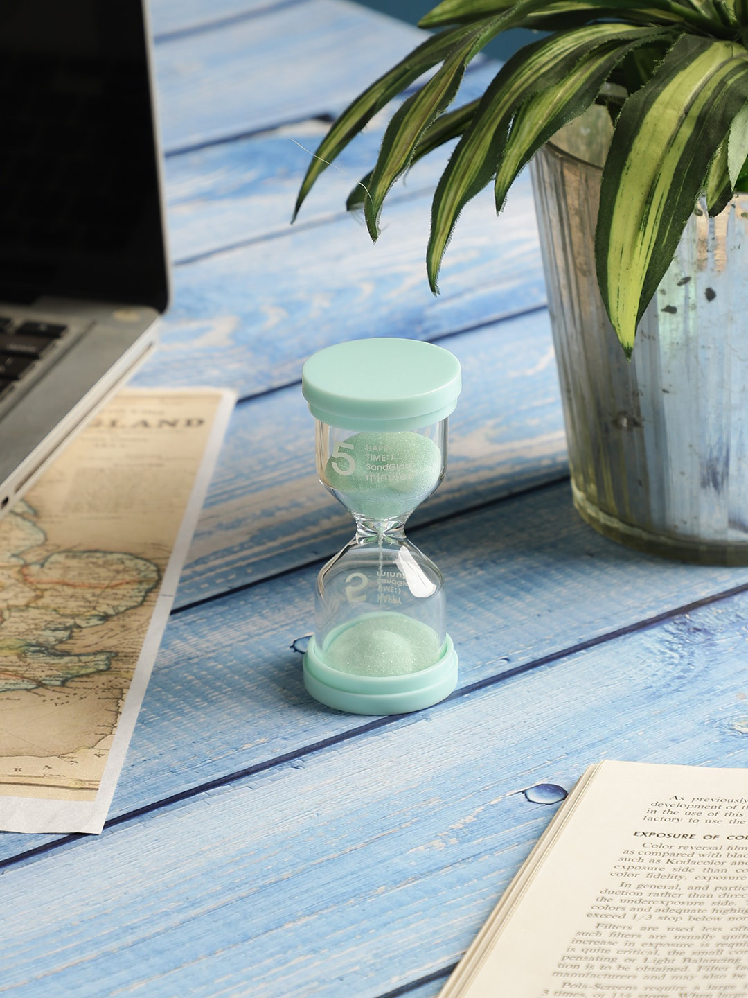 Buy EXIM DECOR Green 5 Minutes Green Sand Timer - Showpieces for Unisex ...