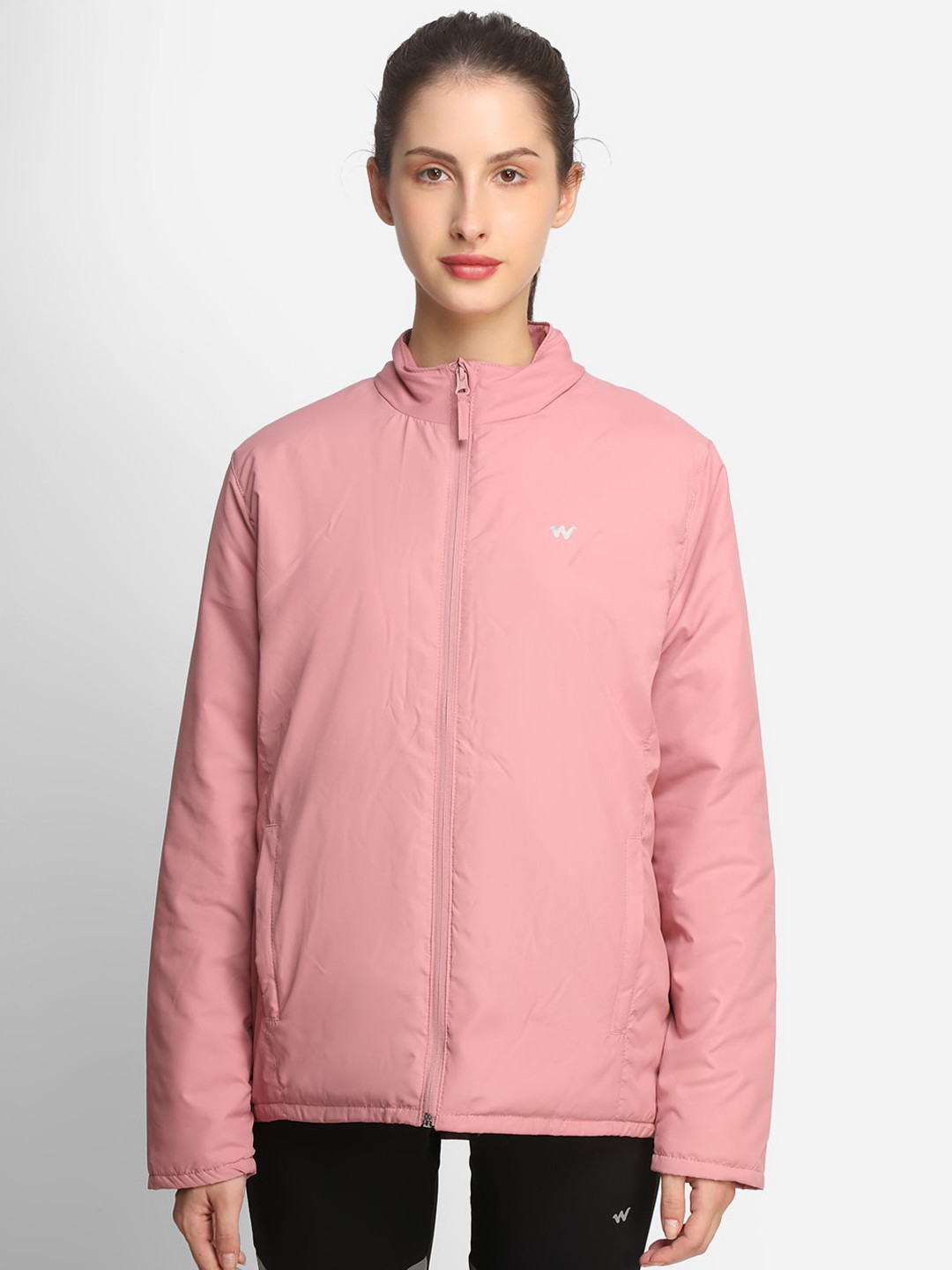Buy Wildcraft Women Pink Lightweight Longline Outdoor Sporty Jacket ...