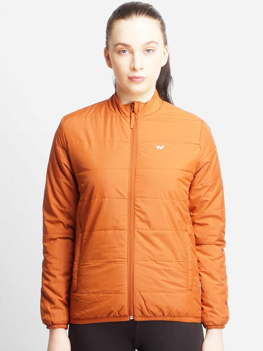 Buy Wildcraft Women Rust Windcheater Padded Jacket - Jackets for Women ...