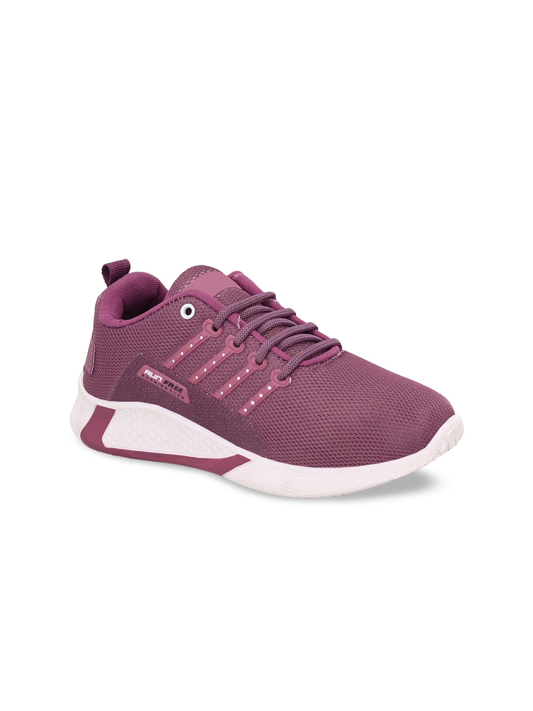 Buy HERE&NOW Women Mauve Textured Sneakers - Casual Shoes for Women ...