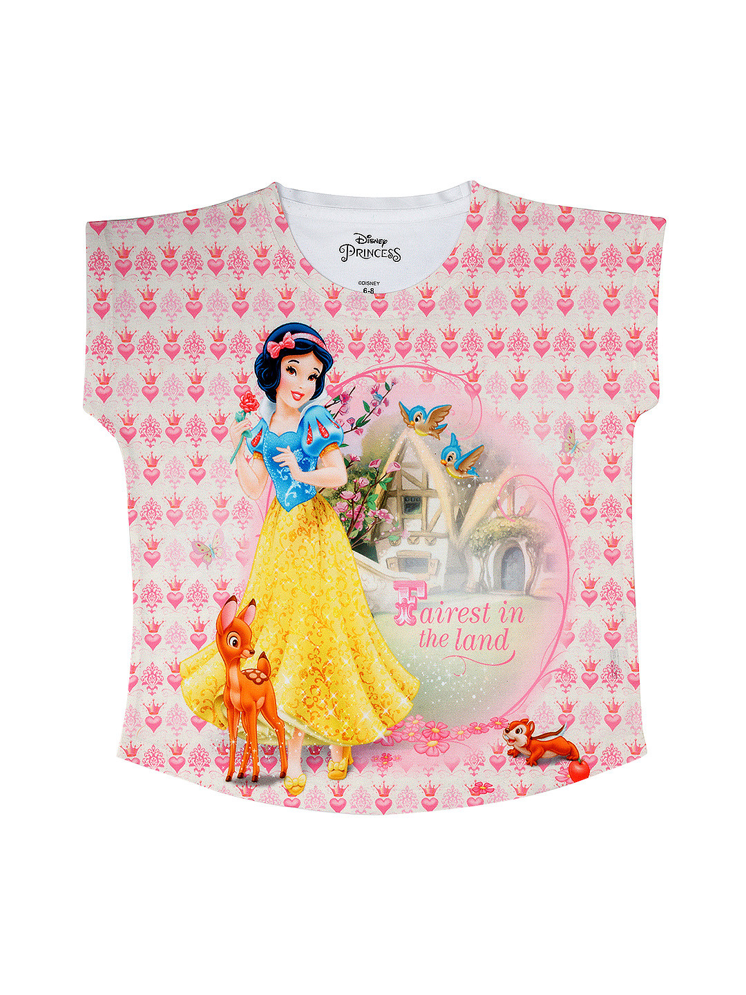 Buy Disney Princess Girls Pink Printed Top - Tops for Girls 1984444 ...