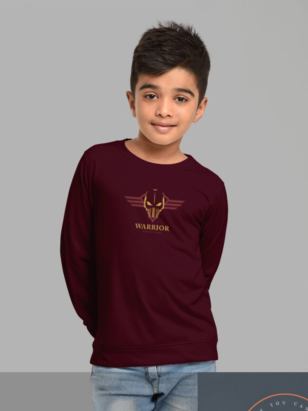 Buy HELLCAT Boys Burgundy & Grey Pack Of 2 Printed T Shirt - Tshirts ...