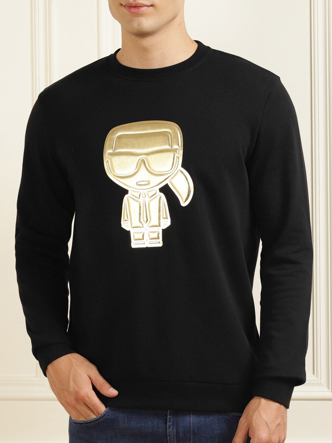 Buy Karl Lagerfeld Men Black Sweatshirt - Sweatshirts for Men 19853912 ...