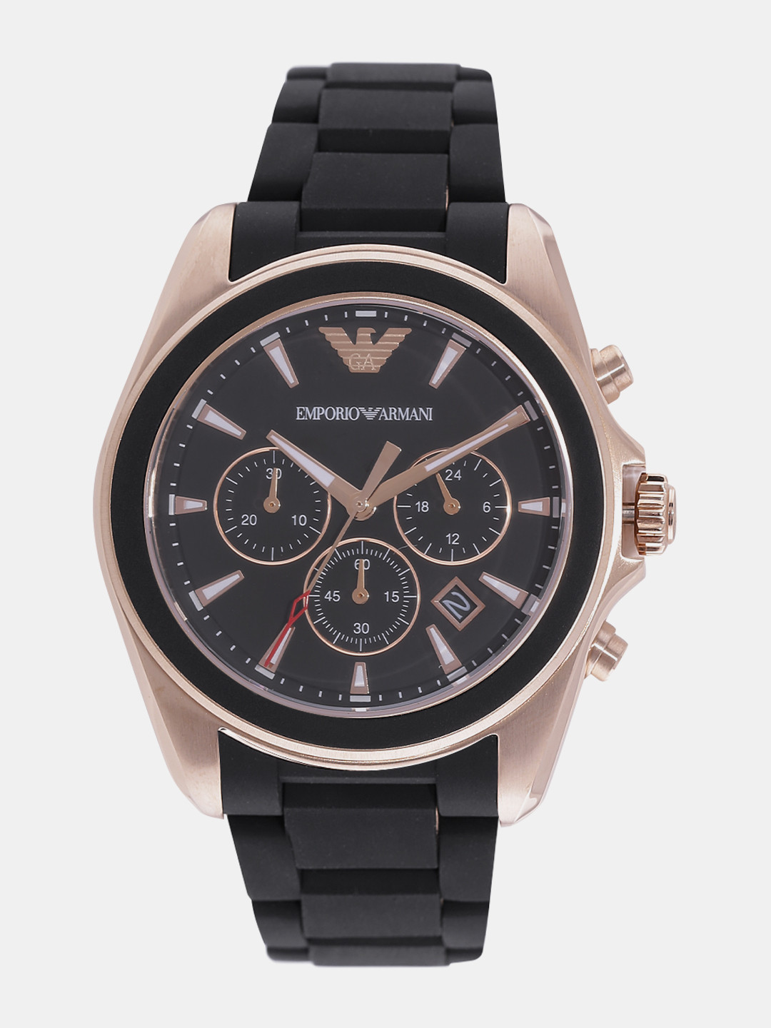 Buy Emporio Armani SIGMA Men Charcoal Analogue Watch AR6066 - Watches ...