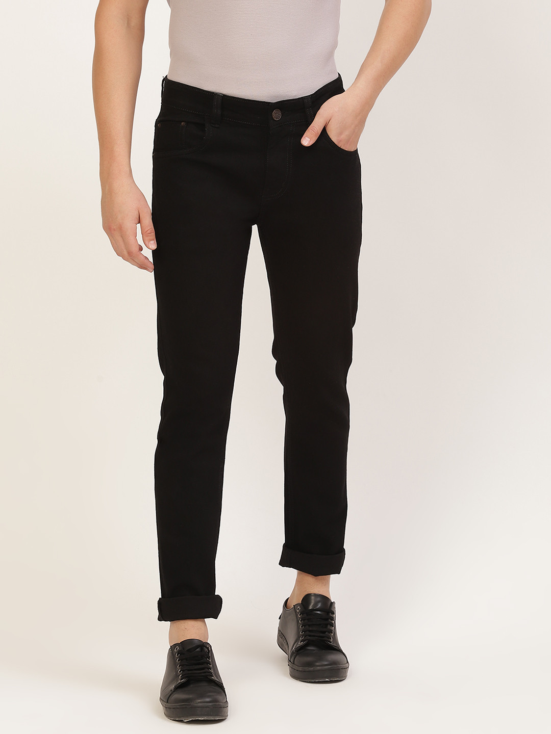 Buy PARIS HAMILTON Men Black Skinny Fit Stretchable Jeans - Jeans for ...