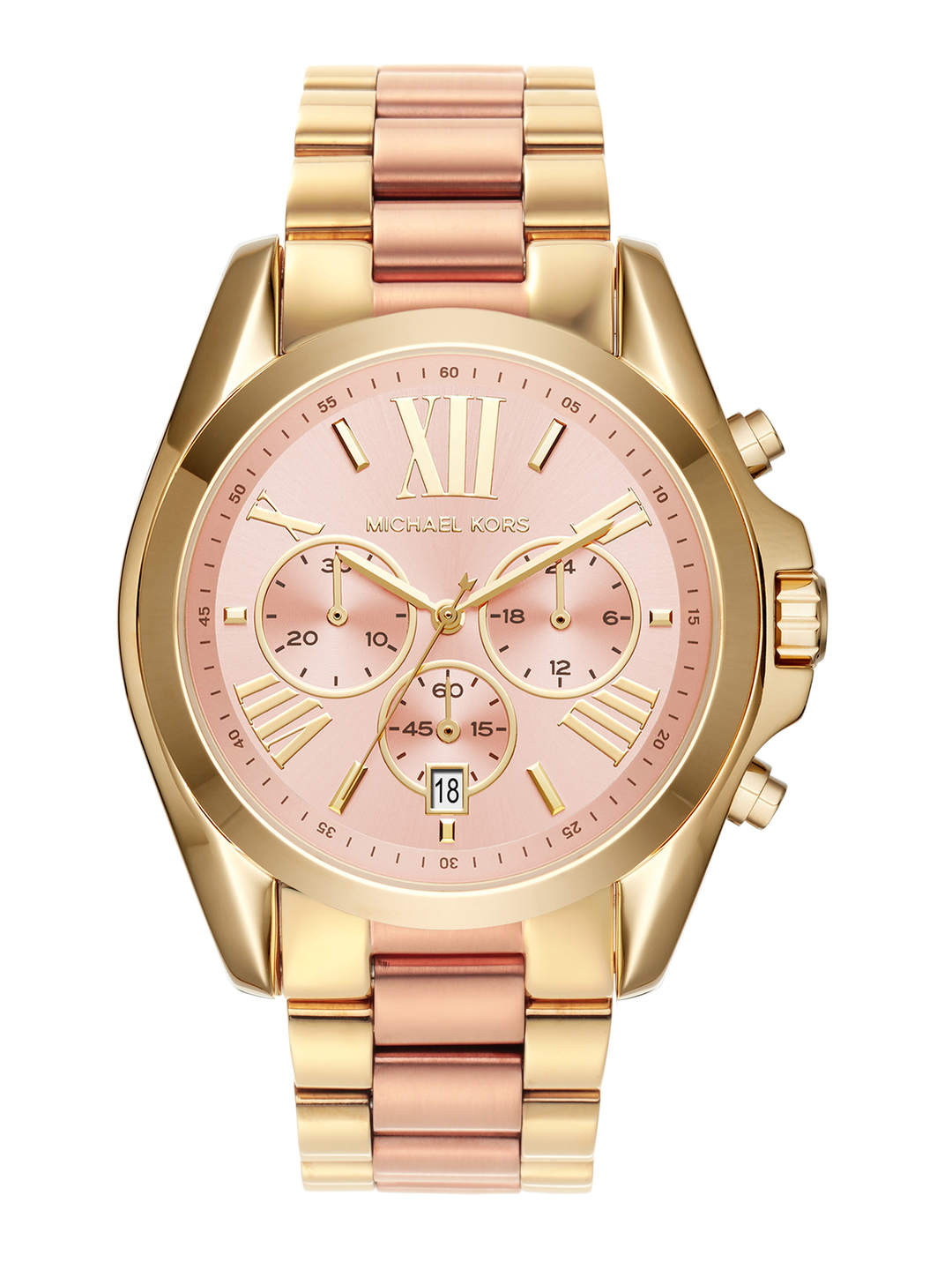 Buy Michael Kors BRADSHAW Women Gold Analogue Watch MK6359 - Watches ...