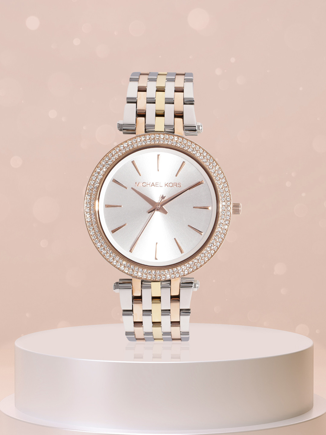 Buy Michael Kors Women Silver Toned Analogue Watch MK3203 - Watches for ...