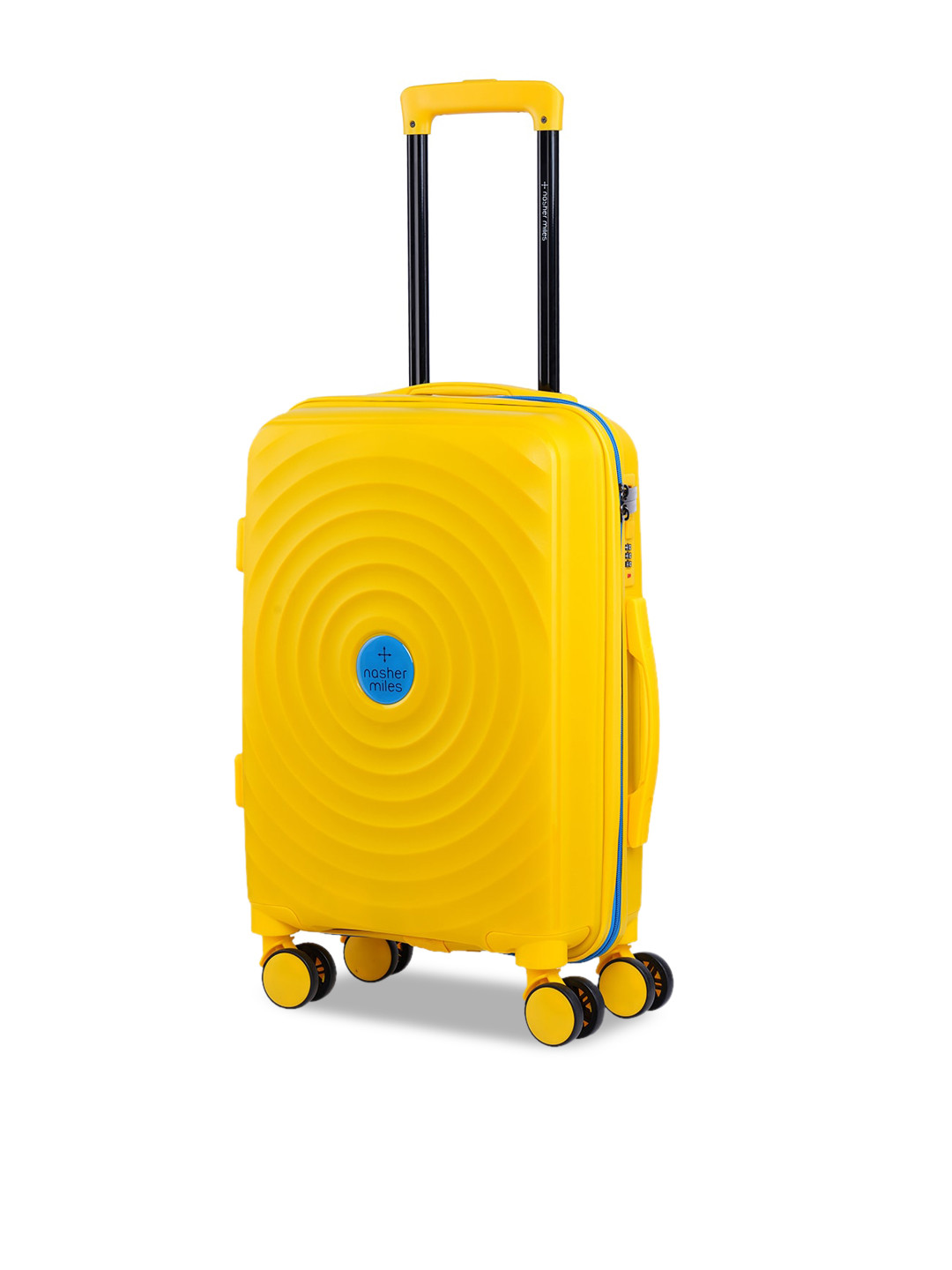 Buy Nasher Miles Goa Textured Hard Sided Small Trolley Bag 55 Cm ...