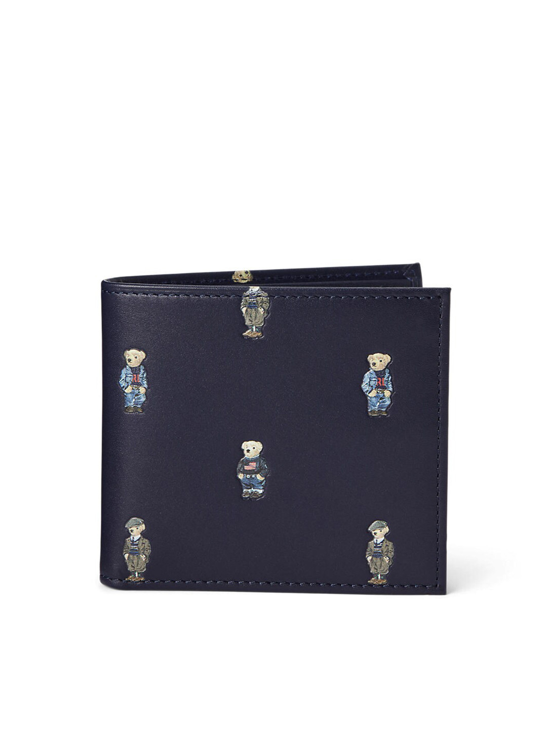 Buy Polo Ralph Lauren Men Printed Leather Two Fold Wallet - Wallets for ...