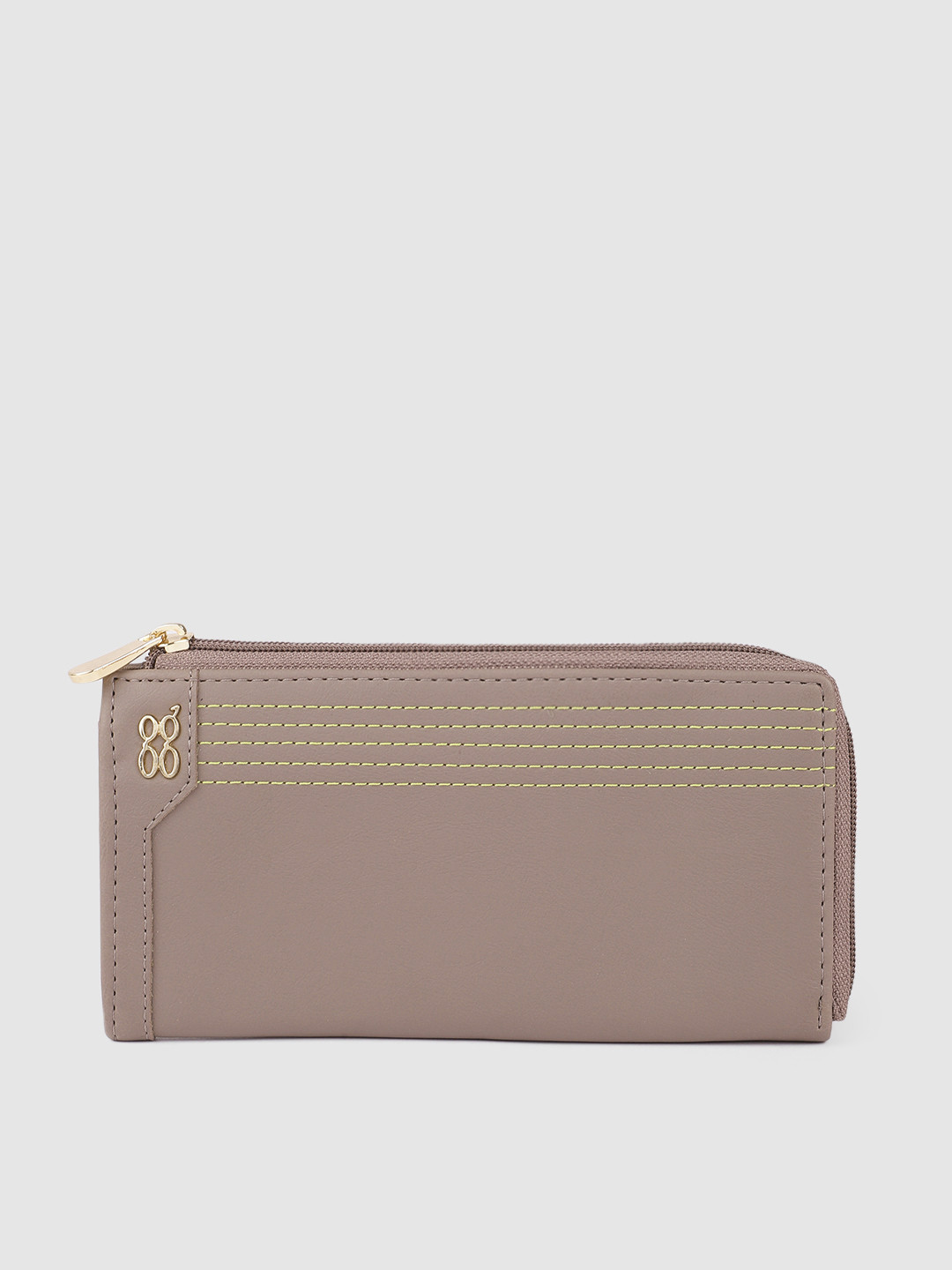 Buy Baggit Women Beige Solid Zip Around Wallet - Wallets for Women ...