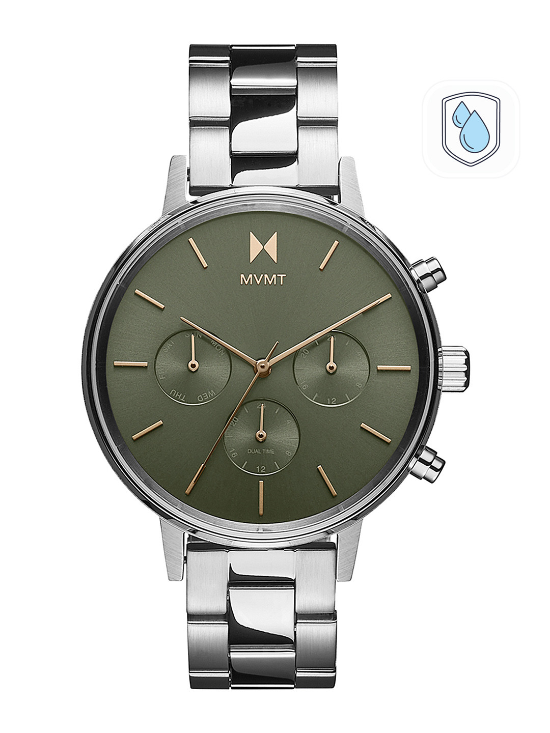 Buy MVMT Women Olive Green Nova Analogue Watch 28000192 - Watches for ...