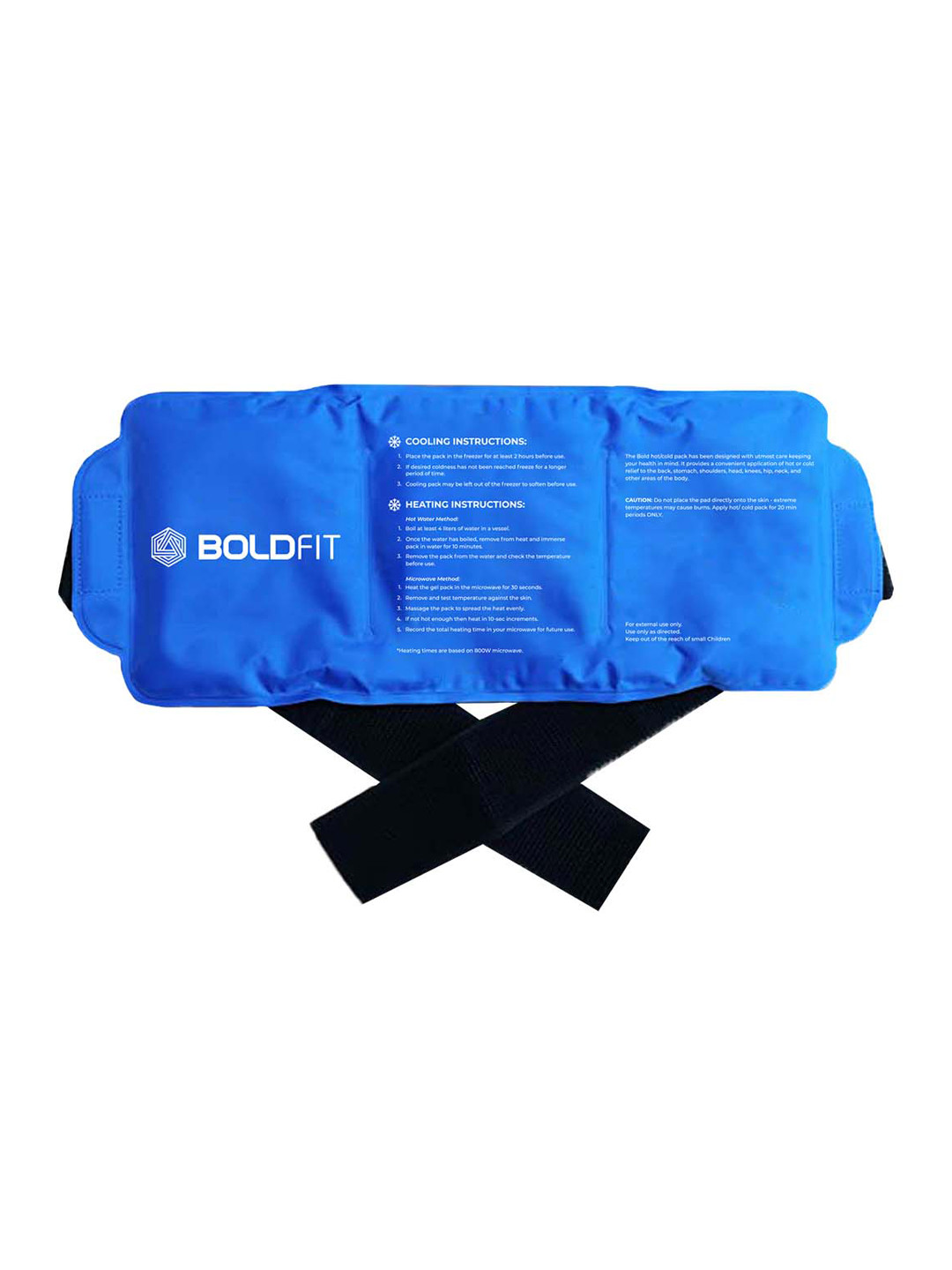 Buy BOLDFIT Blue Solid Hot & Cold Ice Pack Gel Pain Relief Belt ...