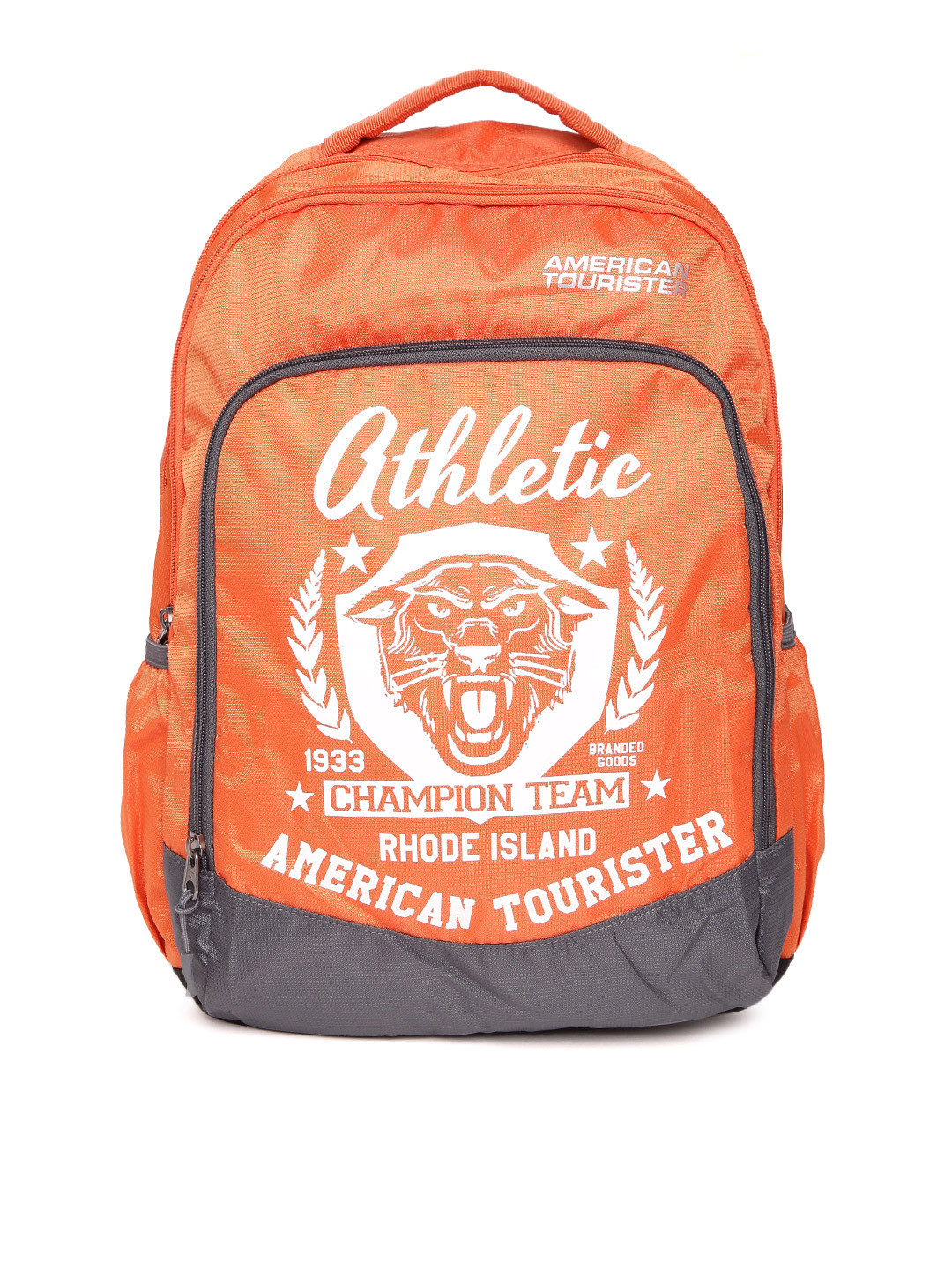 Buy AMERICAN TOURISTER Unisex Orange Graphic Printed Backpack ...
