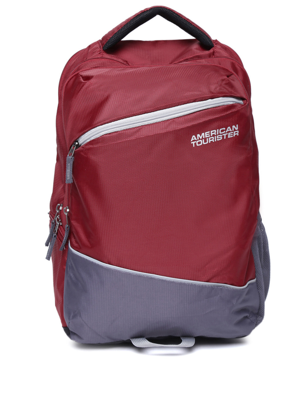 Buy AMERICAN TOURISTER Unisex Maroon Solid Backpack - Backpacks for ...
