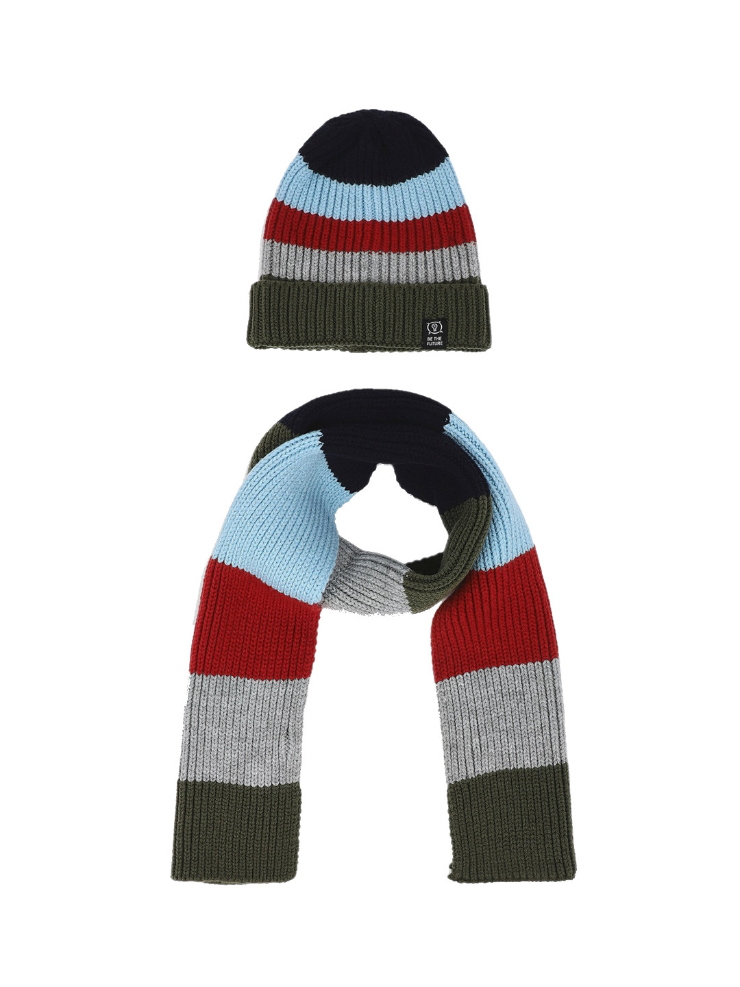 Buy Pantaloons Junior Boys Colourblocked Acrylic Beanie - Caps for Boys ...