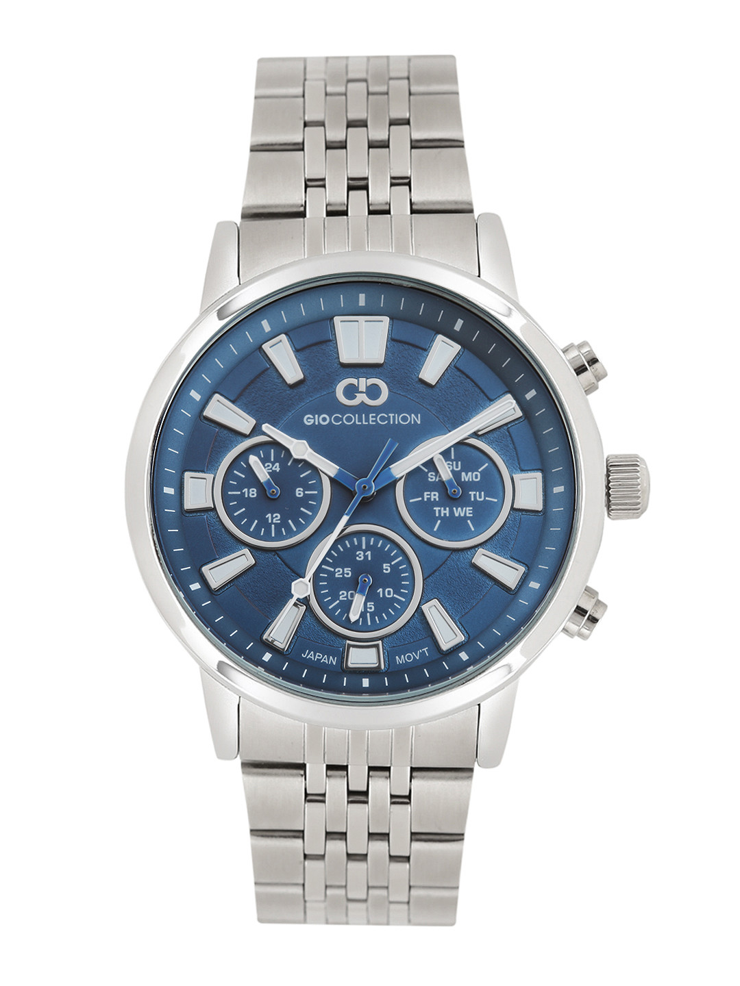 Buy GIO COLLECTION Men Blue Multifunction Analogue Watch - Watches for ...
