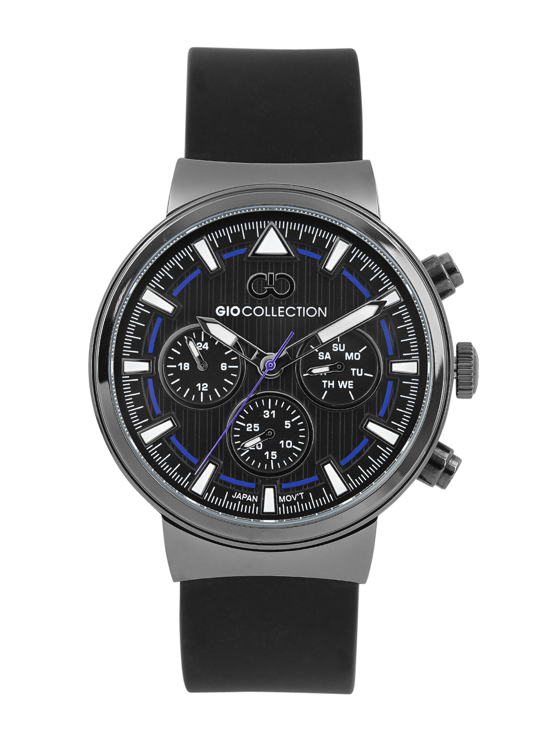 Buy GIO COLLECTION Men Black Analogue Watch - Watches for Men 1987893 ...