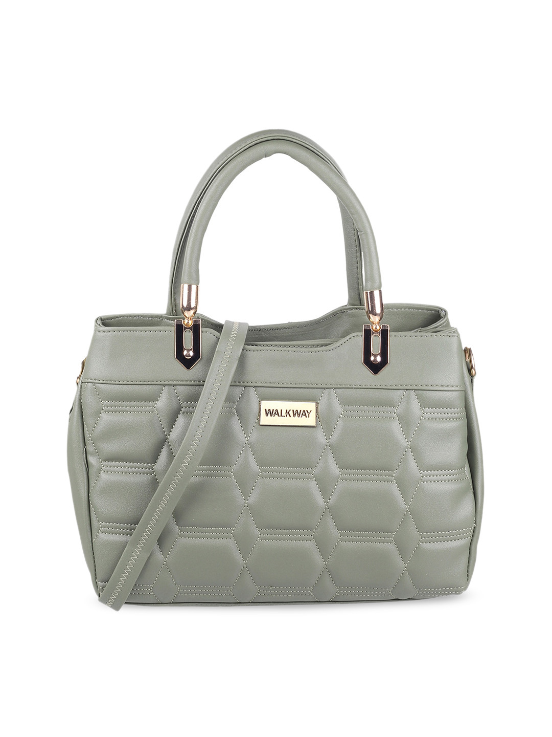 Buy WALKWAY By Metro Quilted Structured Handheld Bag - Handbags for ...