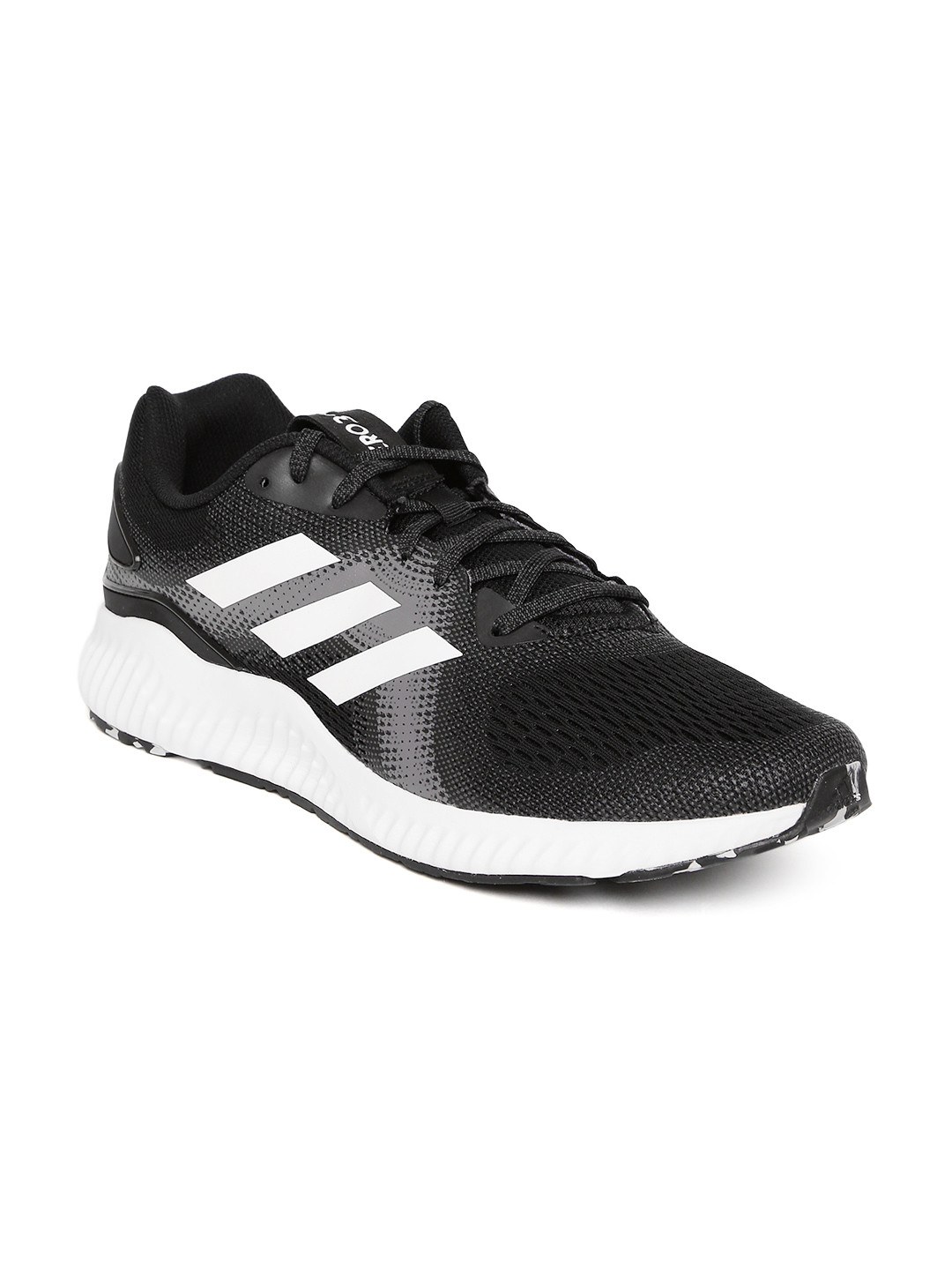 Buy ADIDAS Men Black & Grey AEROBOUNCE Running Shoes - Sports Shoes for ...