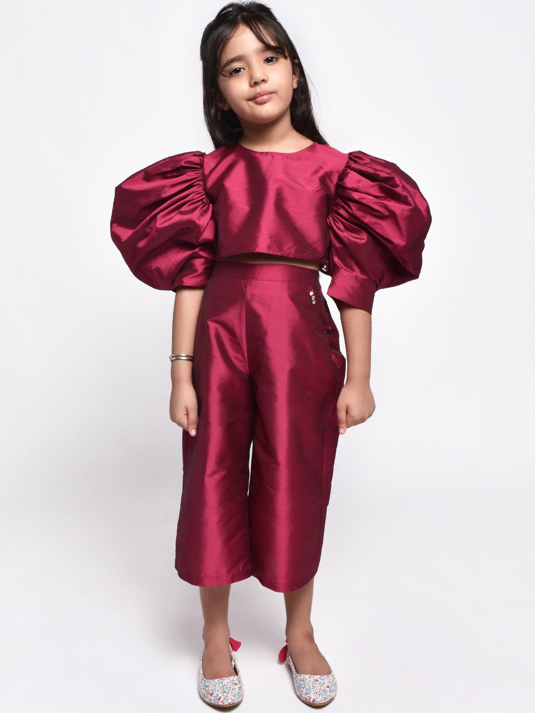 Buy Jelly Jones Girls Maroon Top With Trousers - Clothing Set for Girls ...