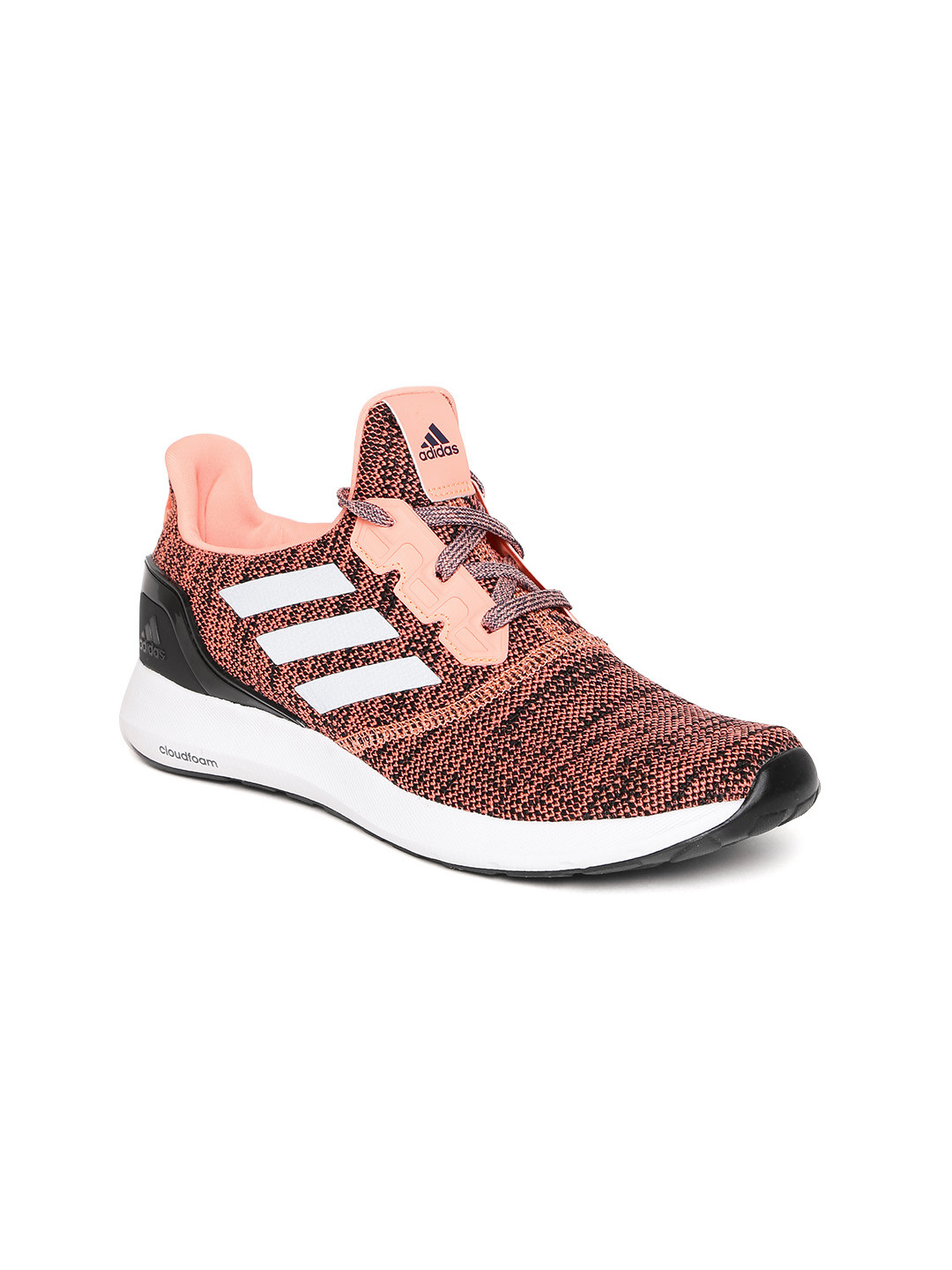 Buy ADIDAS Women Peach Coloured ZETA 1.0 Patterned Running Shoes ...