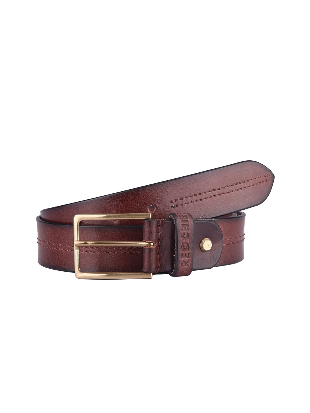 Buy Red Chief Men Brown Textured Leather Formal Belt - Belts for Men ...