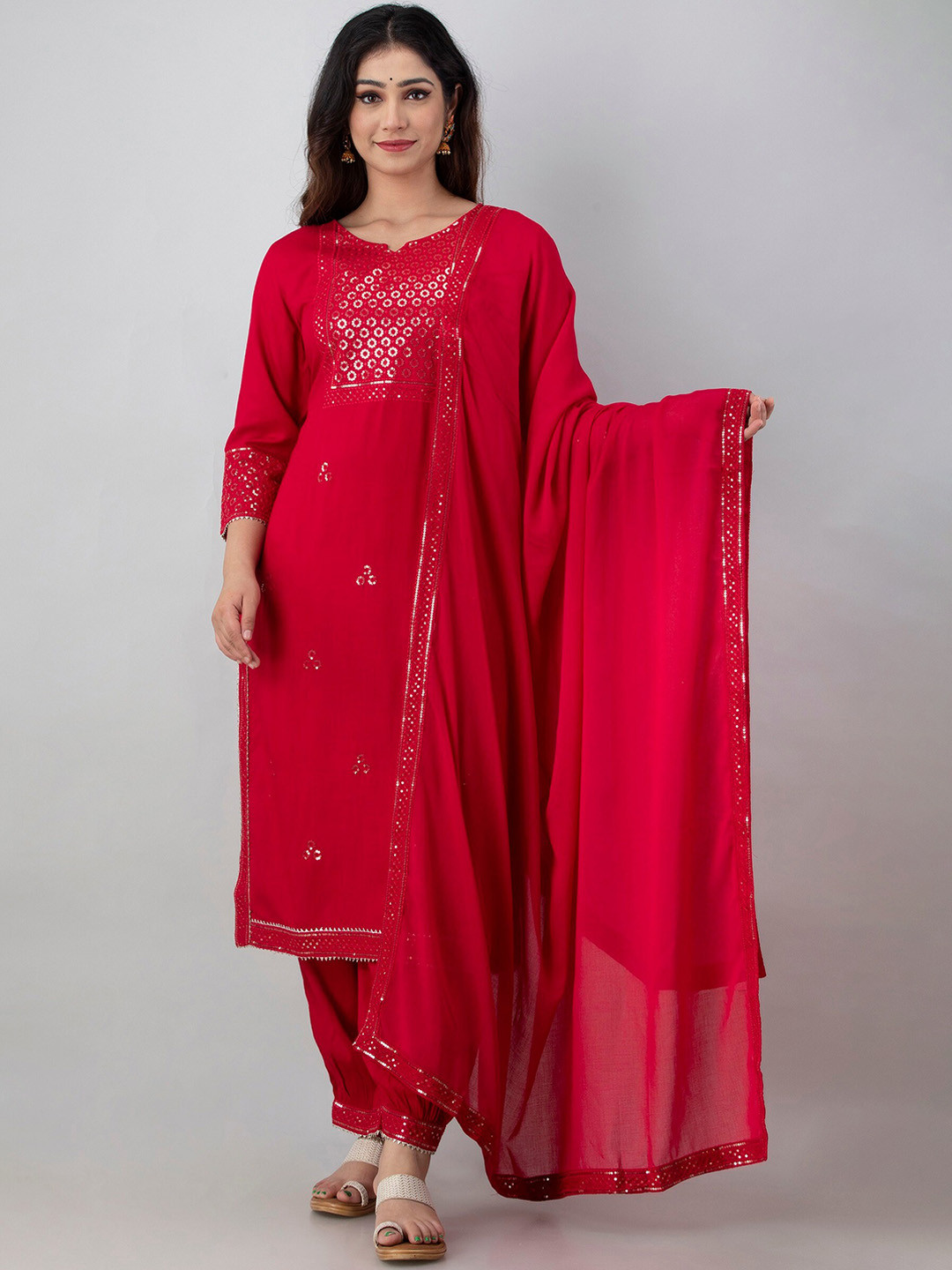 Buy CKM Women Pink Kurta With Salwar - Kurta Sets for Women 19903952 ...