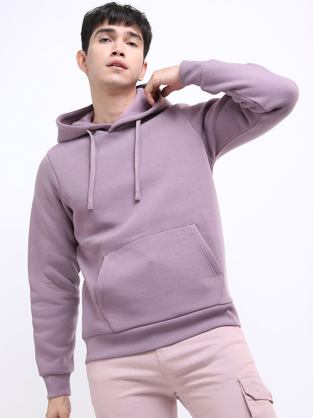 Buy HIGHLANDER Men Purple Hooded Sweatshirt - Sweatshirts for Men ...