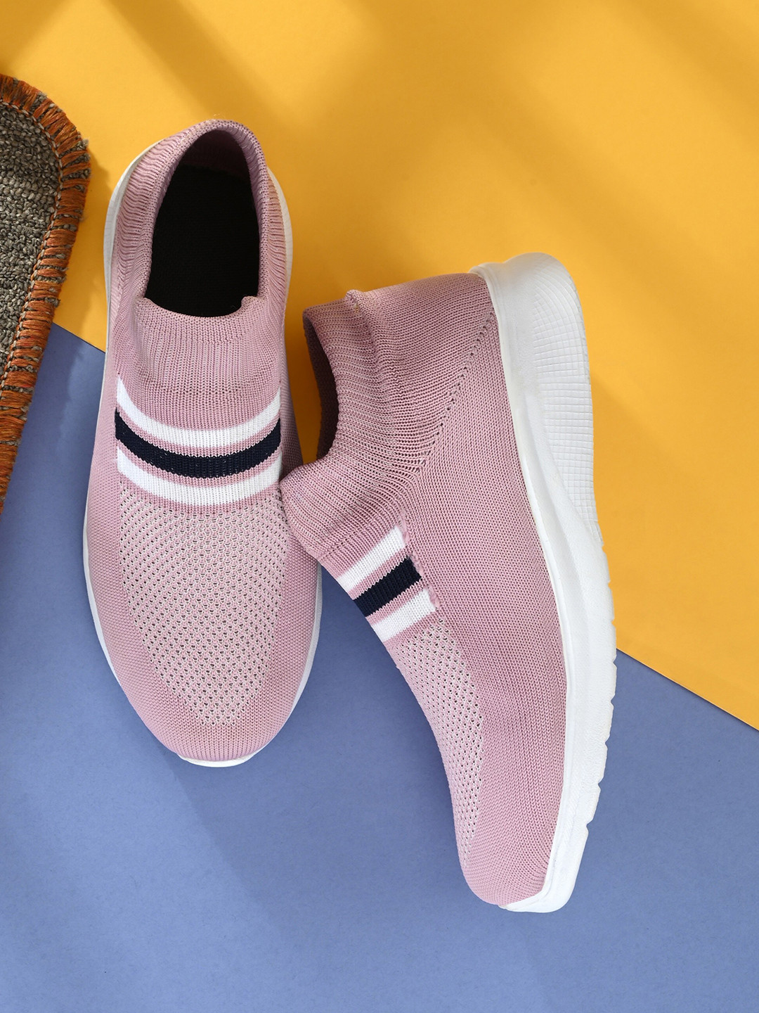 Buy BUCIK Women Pink Mesh Running Non Marking Shoes - Sports Shoes for ...