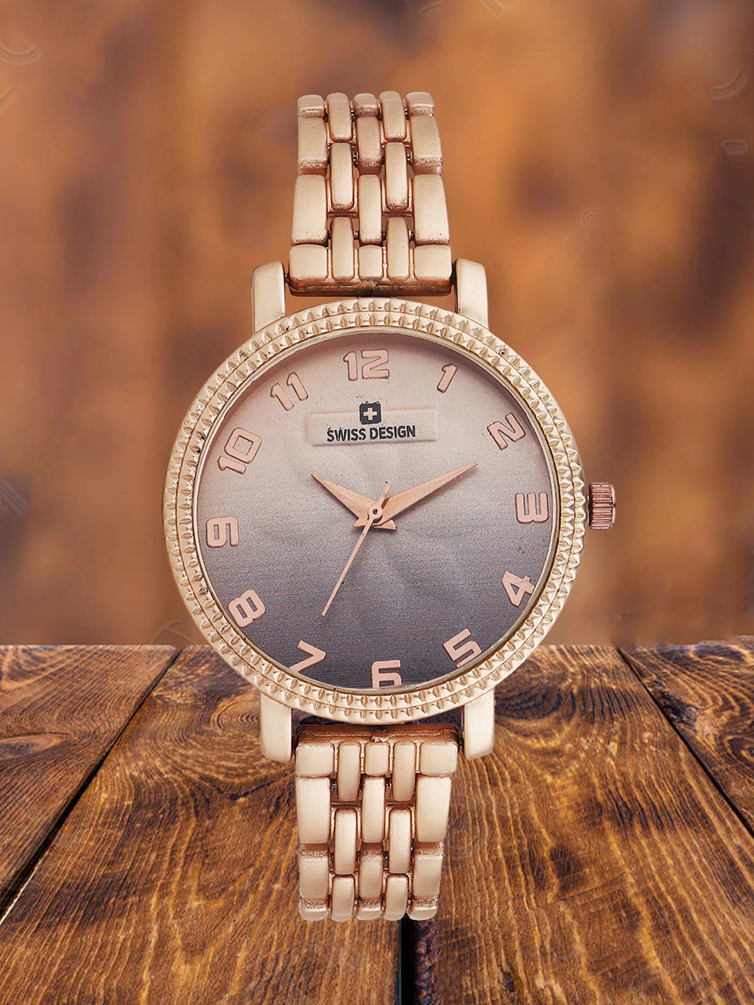 Buy Swiss Design Women Embellished Dial & Bracelet Style Straps ...
