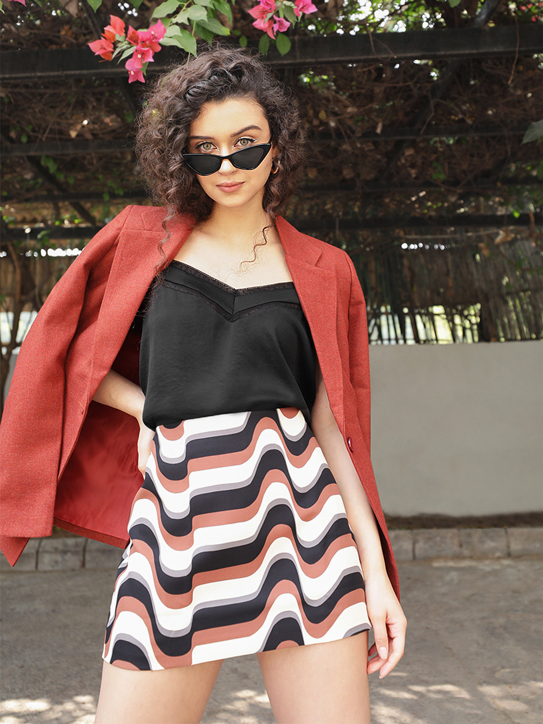 Buy MANGO Black Solid Shoulder Strap Top - Tops for Women 19914358 | Myntra