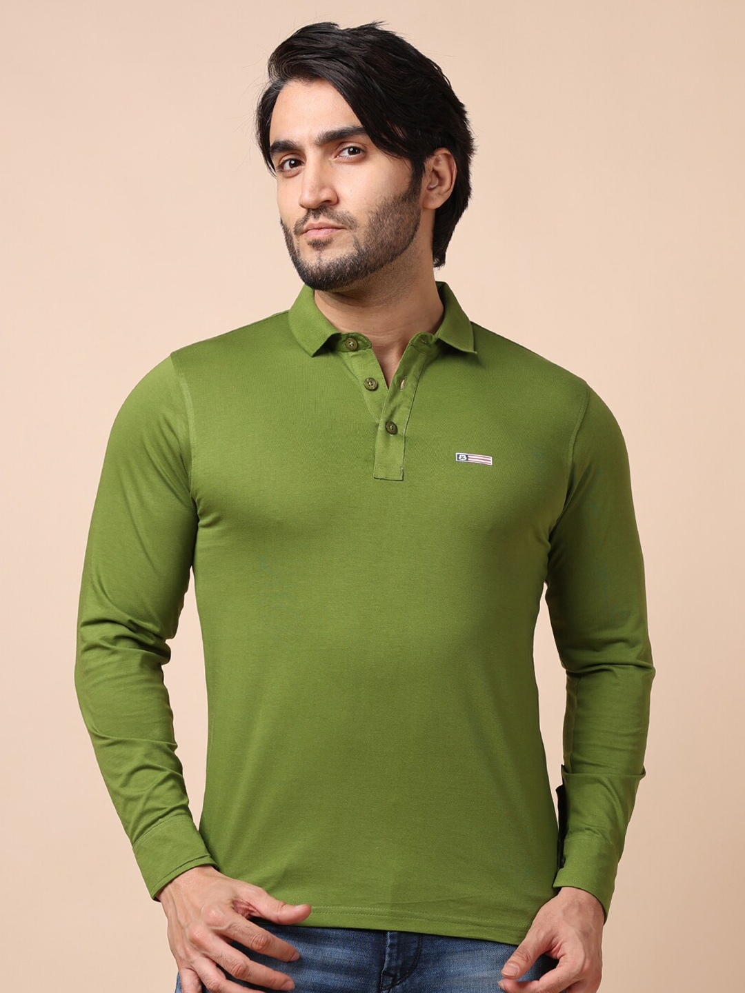 Buy Berry Blues Men Polo Collar Cotton T Shirt Tshirts For Men