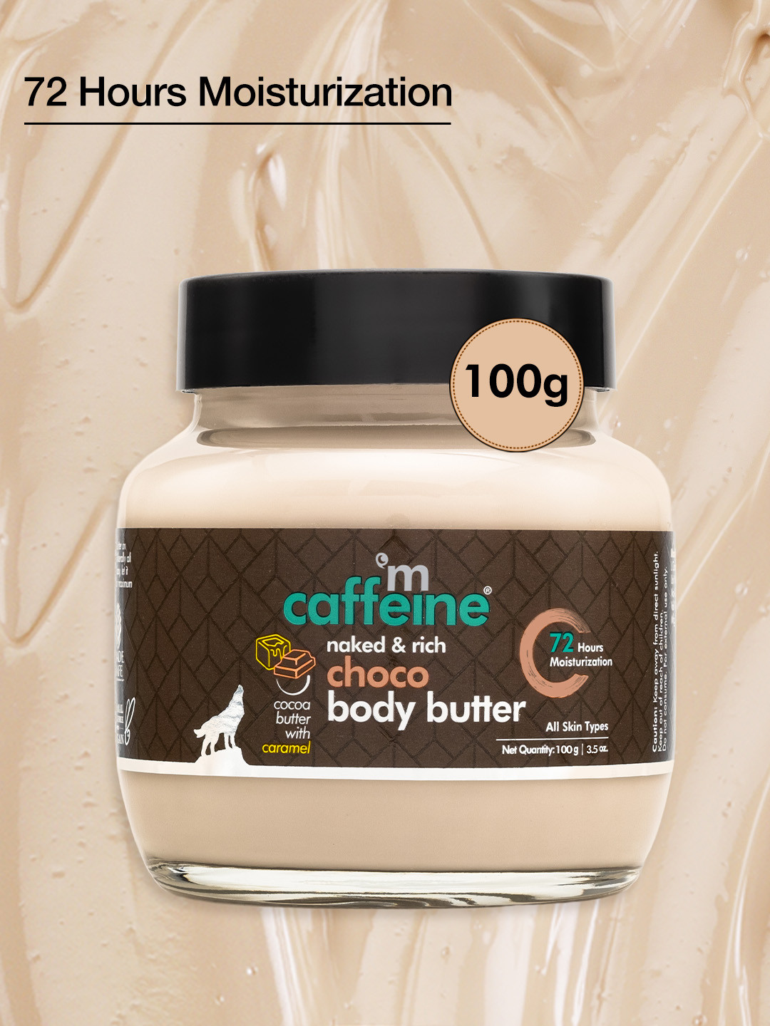 Buy MCaffeine Choco Body Butter For 72Hrs Intense Moisturization For ...