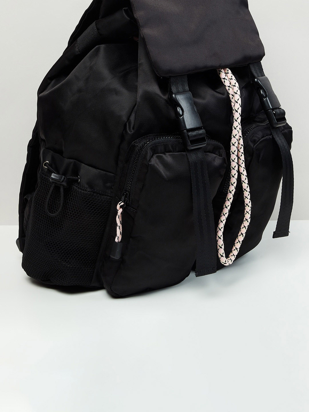 Buy Max Women Solid Buckle Closure Backpack - Backpacks for Women ...