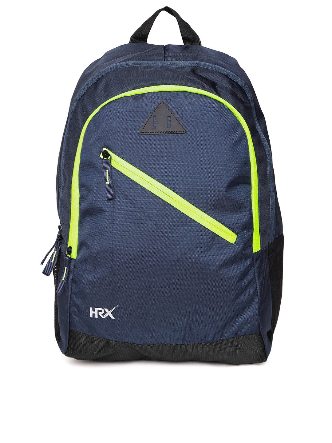 Buy HRX By Hrithik Roshan Unisex Navy Blue Solid Lifestyle Backpack ...