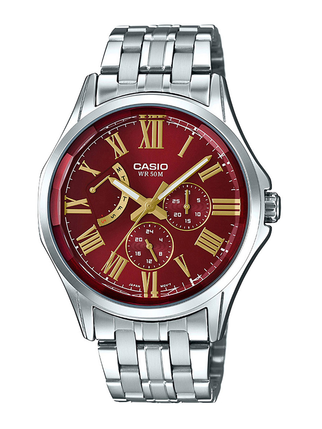 Buy CASIO Men Maroon Analogue Watch A1194 - Watches for Men 1992355 ...