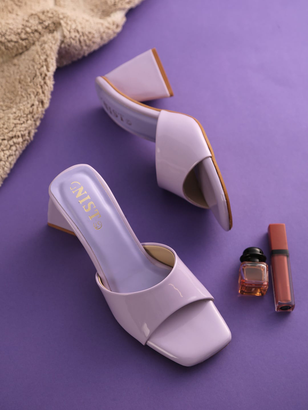 Buy GNIST Lavender Block Heel - Heels for Women 19942702 | Myntra