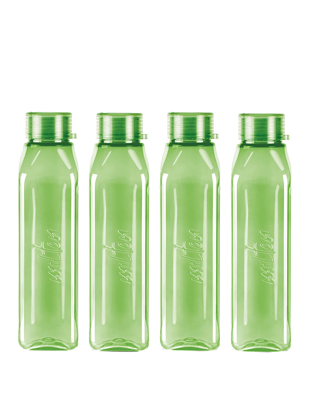 Buy Milton Set Of 4 Green Prime 1000 BPA Free Leak Proof Water Bottles ...