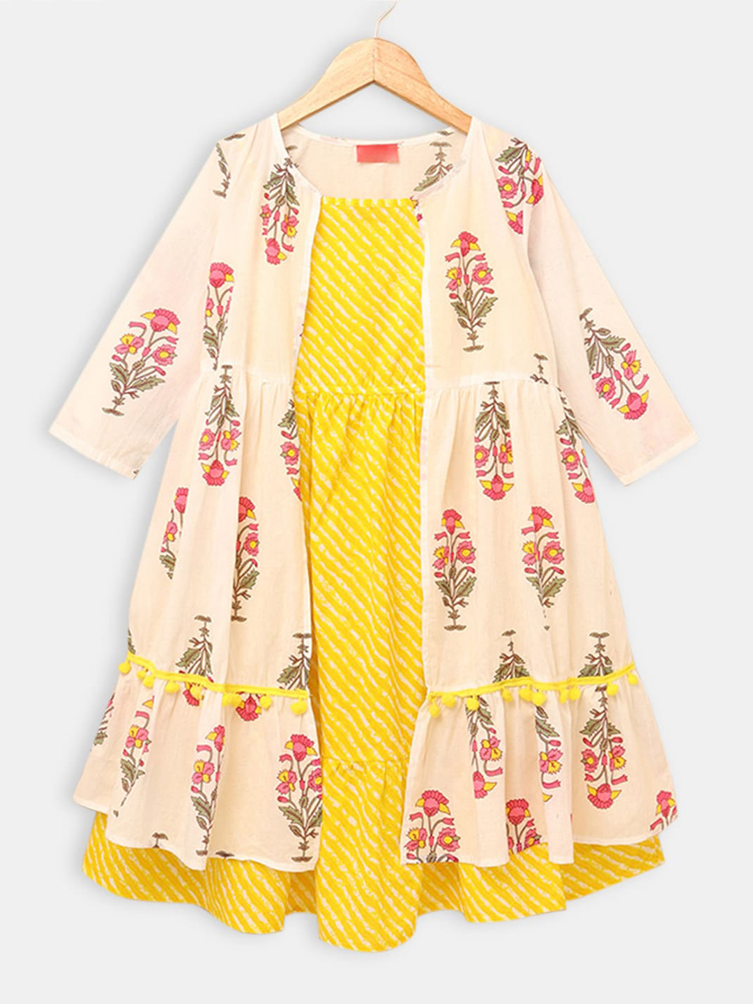 Buy Hopscotch Girls White Clothing Set - Clothing Set for Girls ...