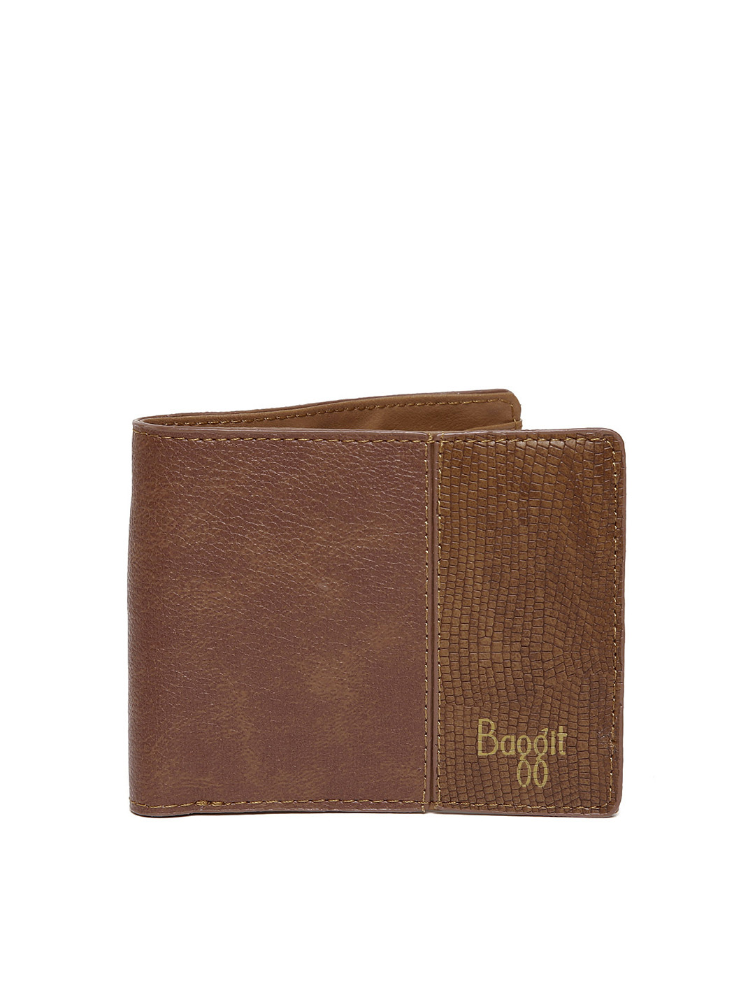 Buy Baggit Men Brown Solid Two Fold Wallet - Wallets for Men 1996279 ...