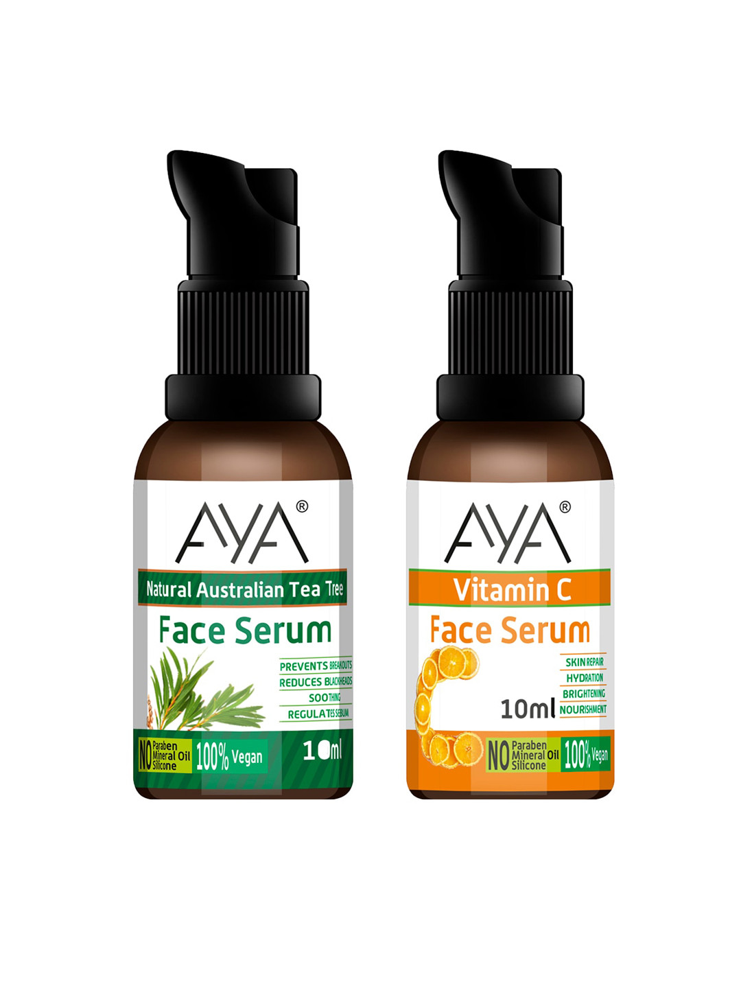 Buy AYA Set Of 2 Face Serum 20ml - Serum And Gel for Unisex 19965526 ...