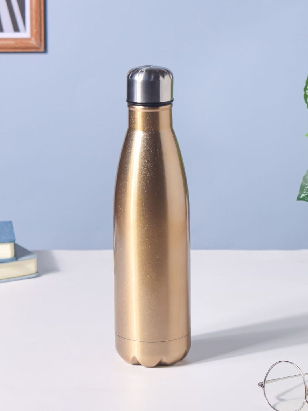 Buy Nestasia Gold Toned Solid Stainless Steel Water Bottle - Water ... Buy Nestasia Gold Toned Solid Stainless Steel Water Bottle - Water ...