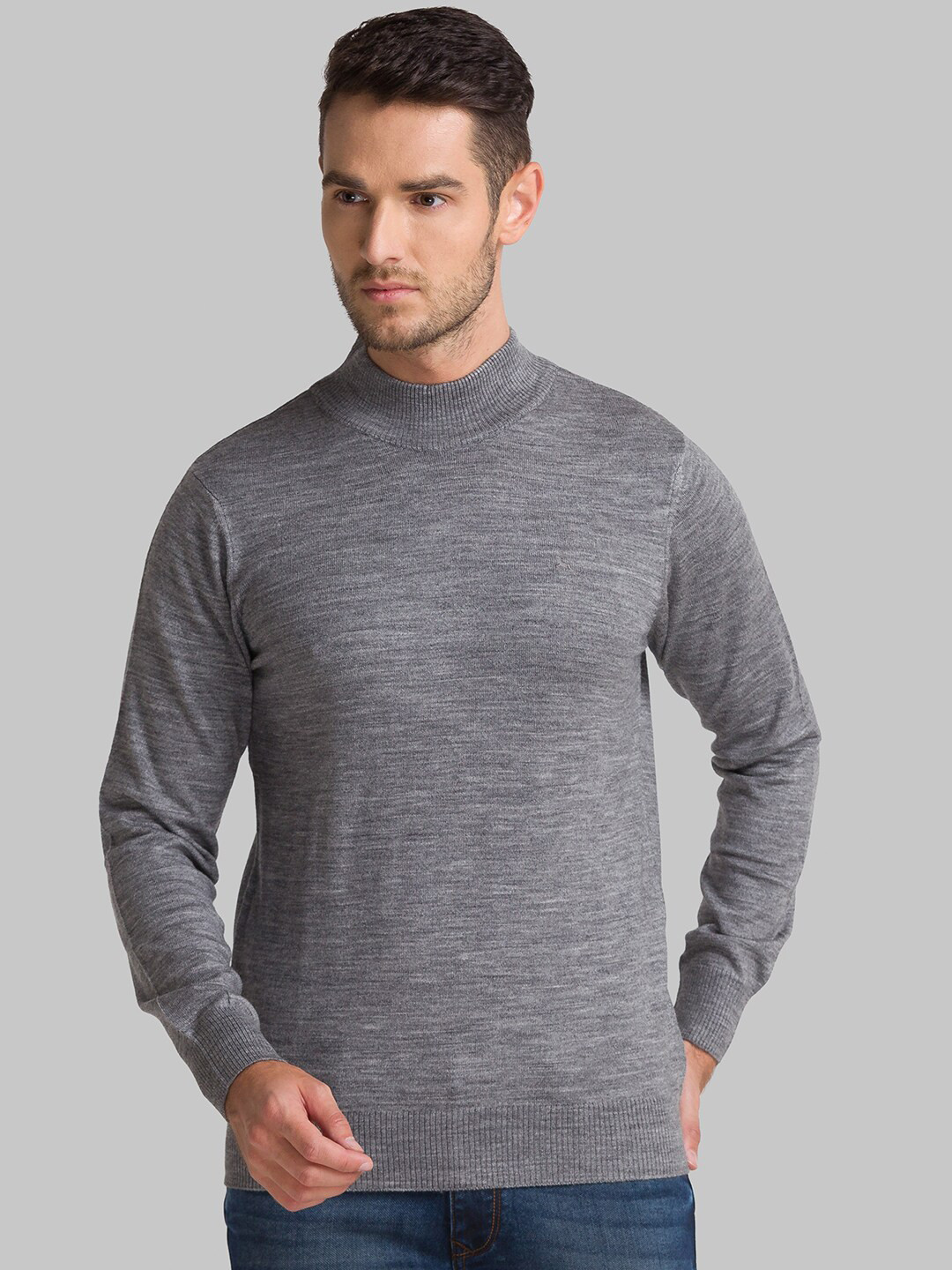 Buy Parx Men Grey Pullover - Sweaters for Men 19968092 | Myntra