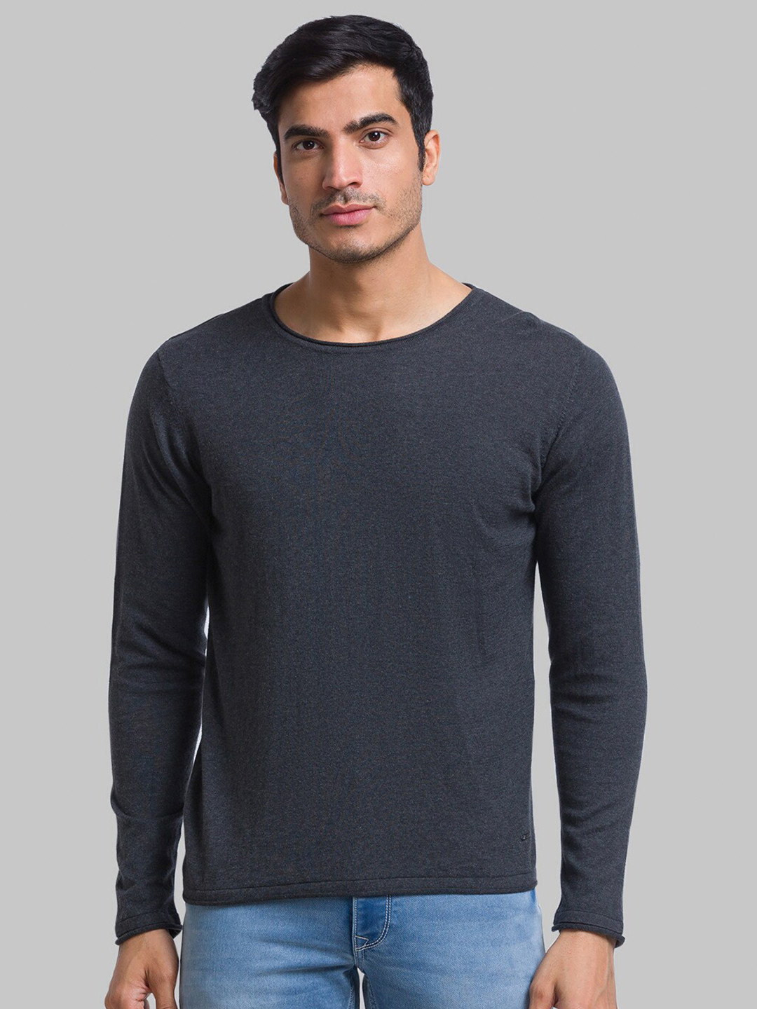Buy Parx Men Grey Pullover - Sweaters for Men 19968160 | Myntra