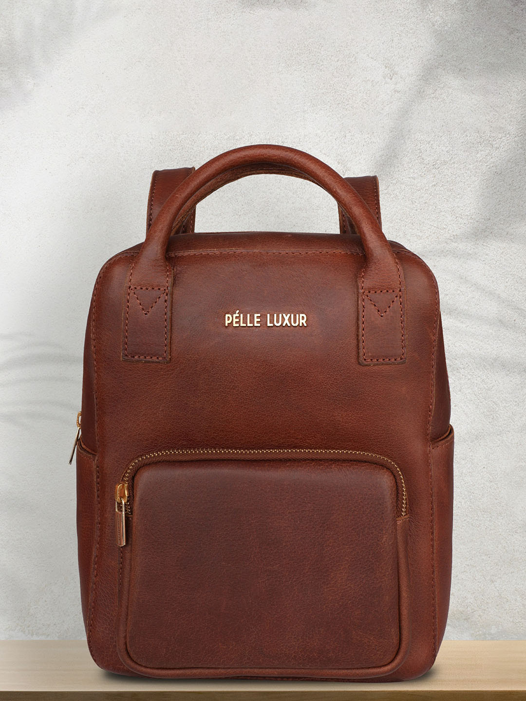 Buy PELLE LUXUR Women Brown Backpacks - Backpacks for Women 19973320 ...