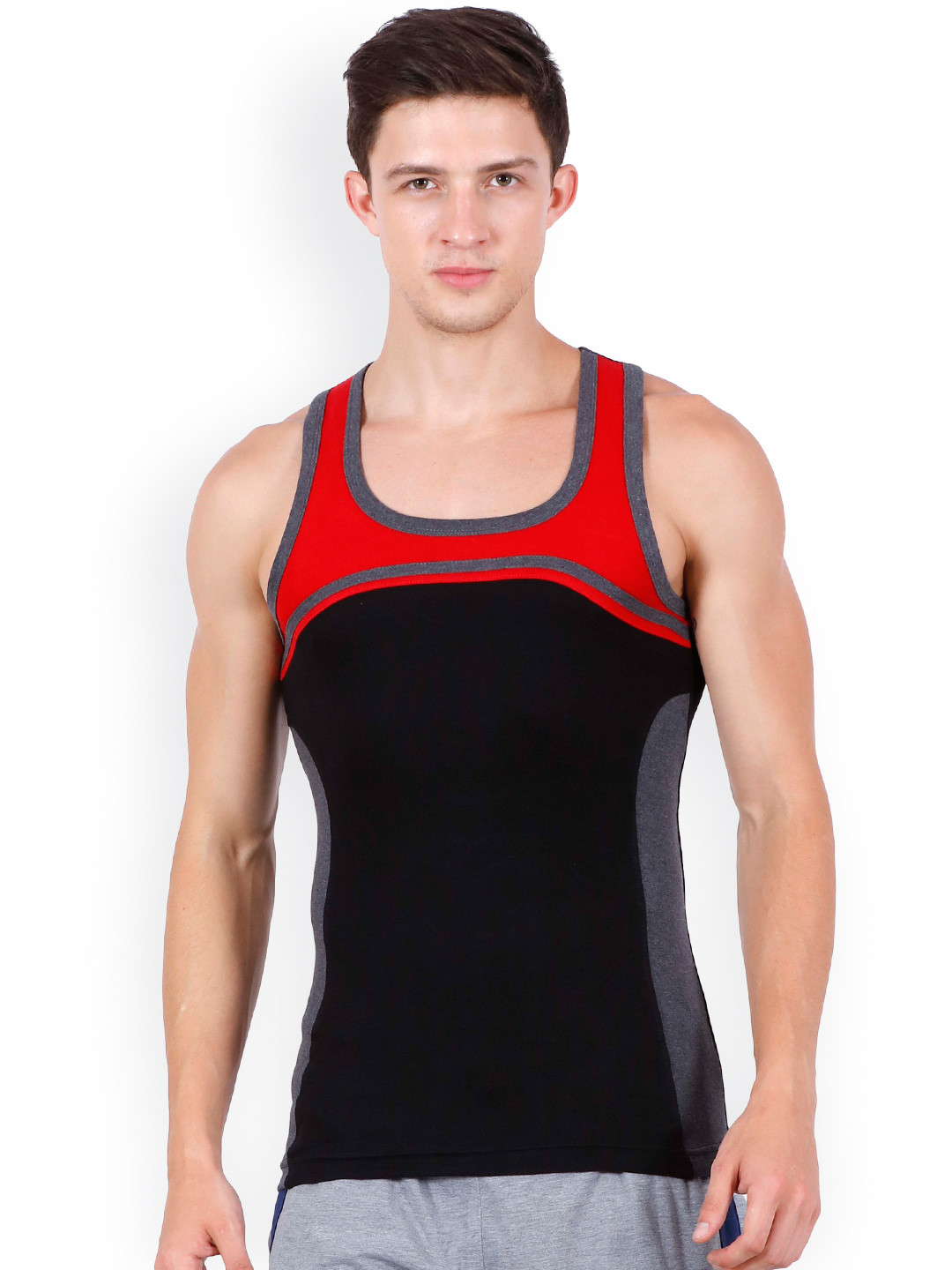 Buy Genx Black Innerwear Vest 7716 - Innerwear Vests for Men 1997838 ...