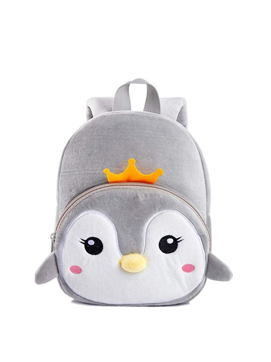 Buy Frantic Kids Grey & White Graphic Cat Backpack - Backpacks for ...